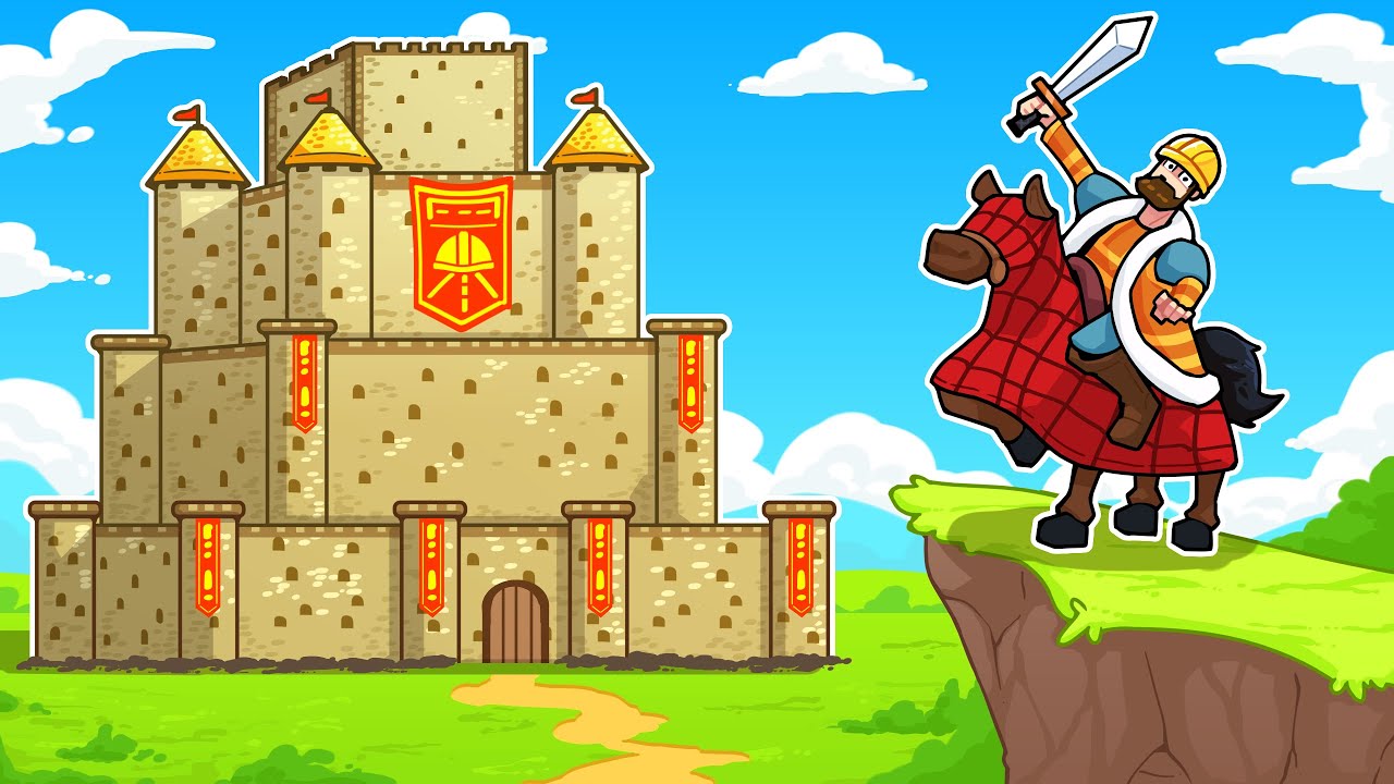 Defending and upgrading my TIERED CASTLE in Thronefall! - YouTube