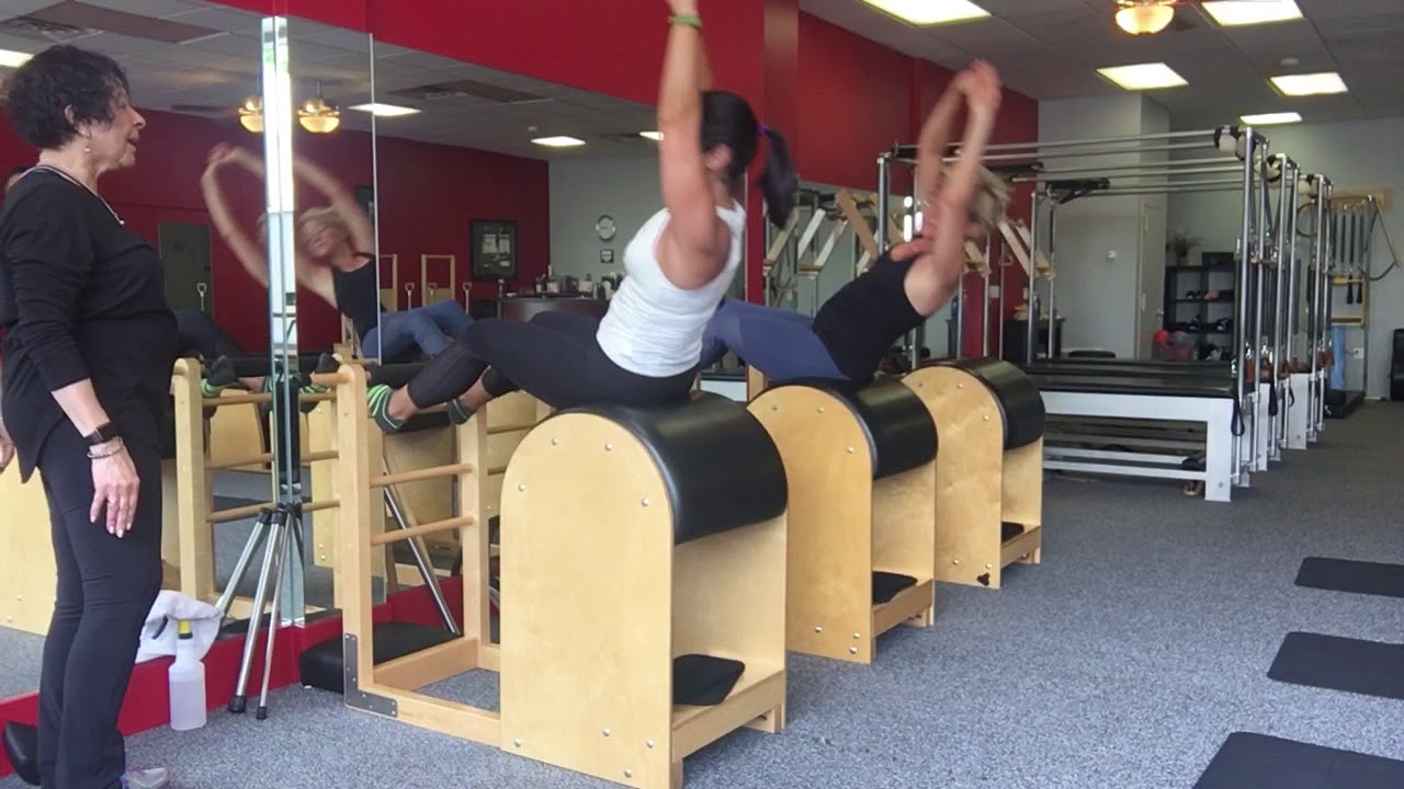 Pilates Short Box on the Ladder Barrel - YouTube