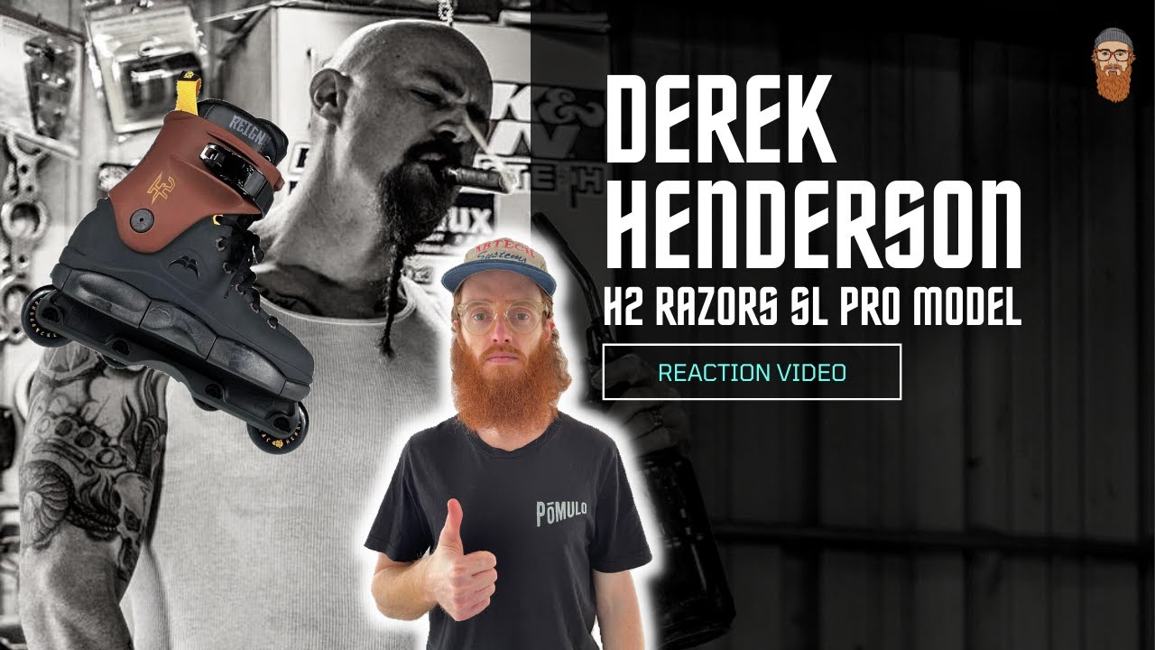 Derek Henderson H2 Razors SL Pro Model Reaction Video Rollerblading ...