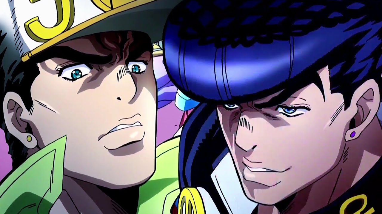 Jotaro vs Josuke Full Fight | [High Quality] | (Eng sub) - YouTube