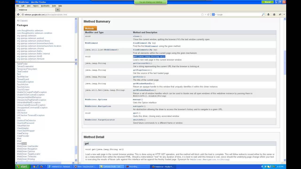 Selenium Webdriver Training Tutorial Part 4 Youtube