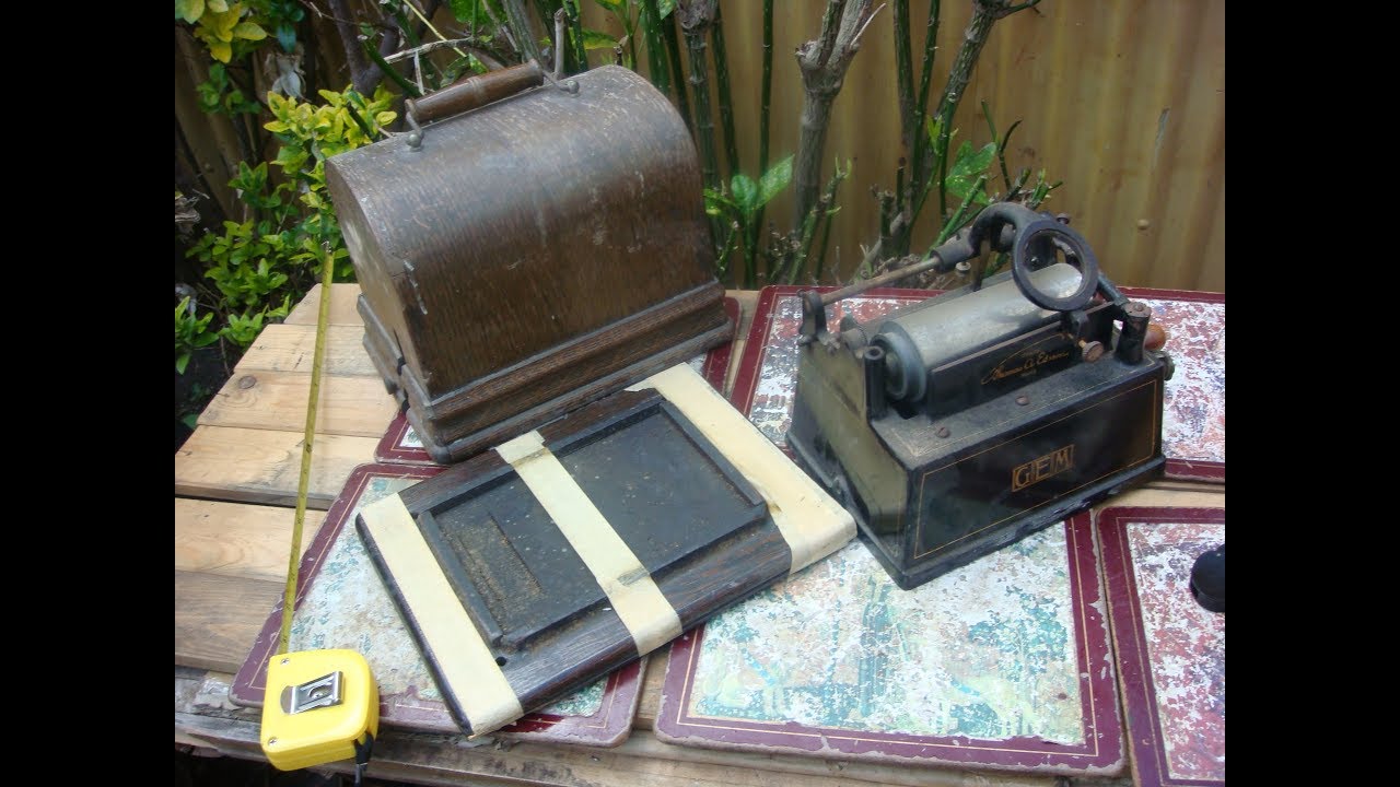 EDISON GEM Phonograph For Restoration Spare / Repair or For parts - YouTube