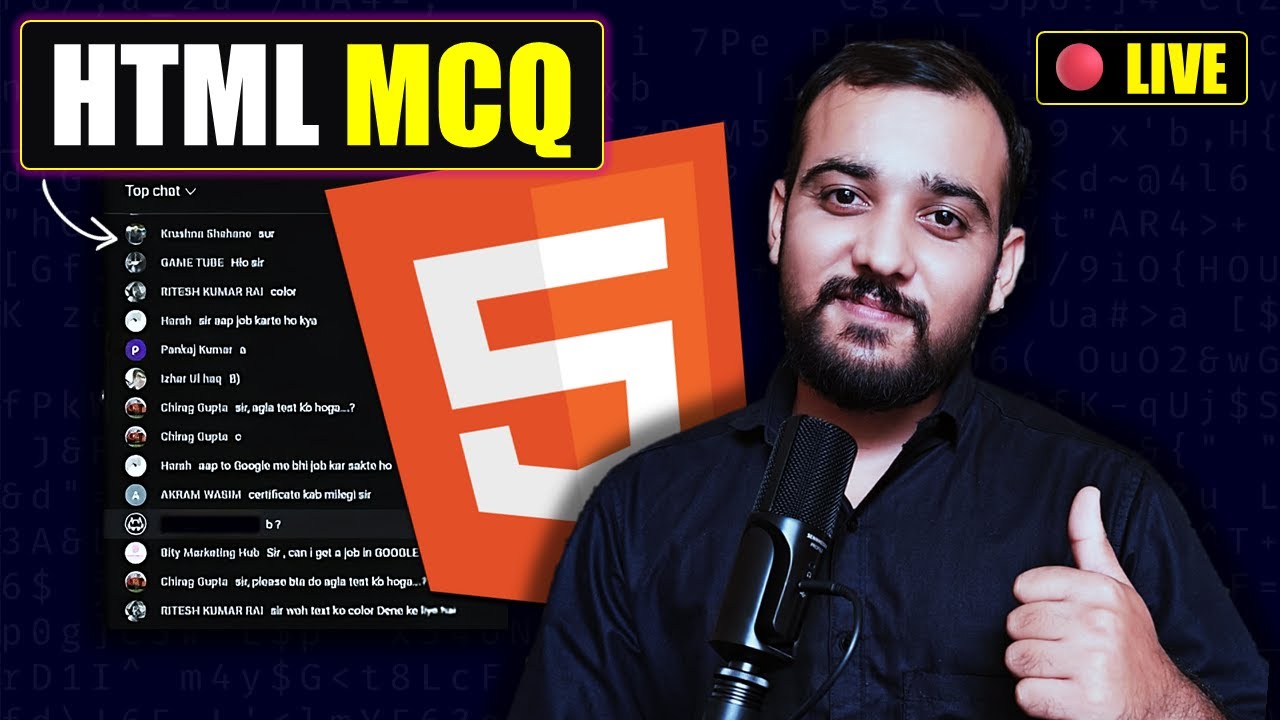 Html Mcq Questions With Answers Frontend Fire Series By Coding Wallah🔥 Youtube