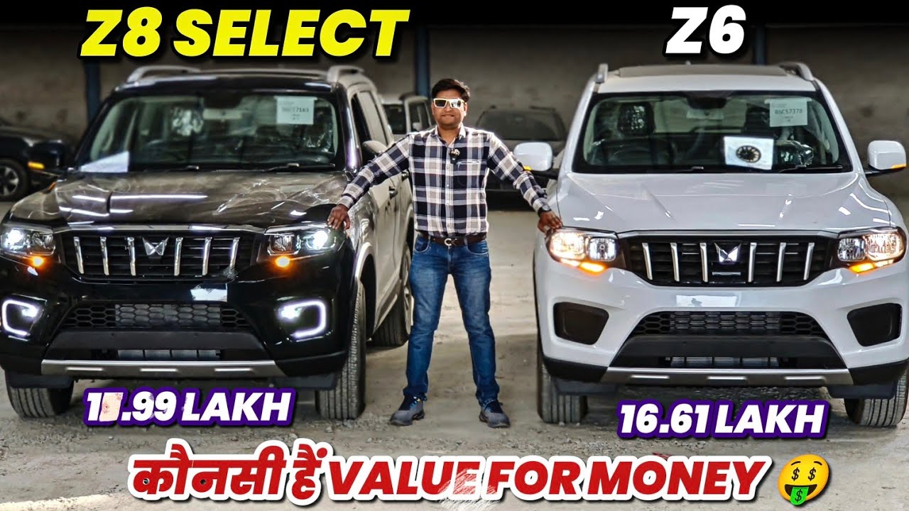 2024 Scorpio N Z8 SELECT vs Z6 Variant Comparison 🔥 l Mahindra Scorpio ...