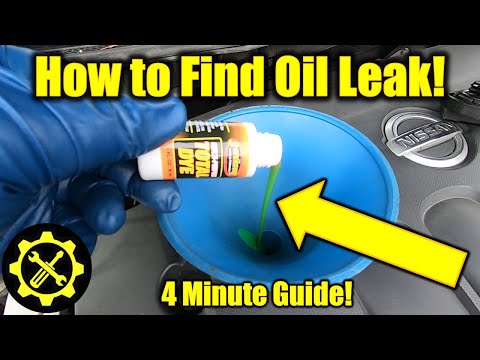 How to Find an Oil Leak in minutes!