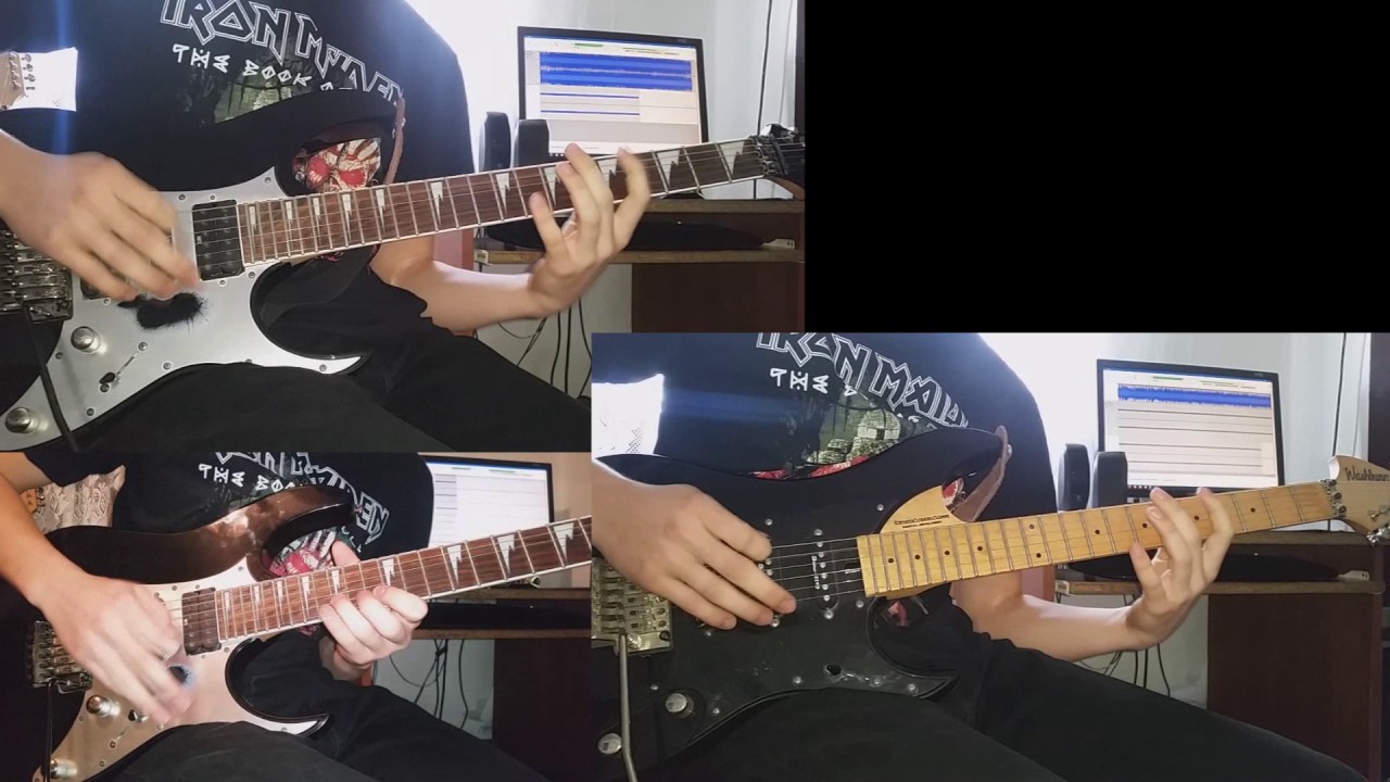 Iron Maiden - Invaders - Guitar cover - YouTube