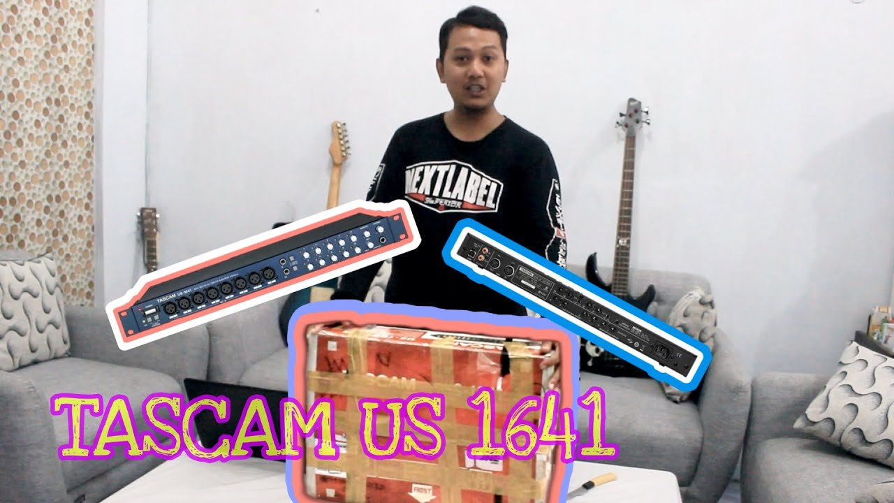 Soundcard Jadul Kualitas Mantull..TASCAM US-1641 unboxing,review dan ...