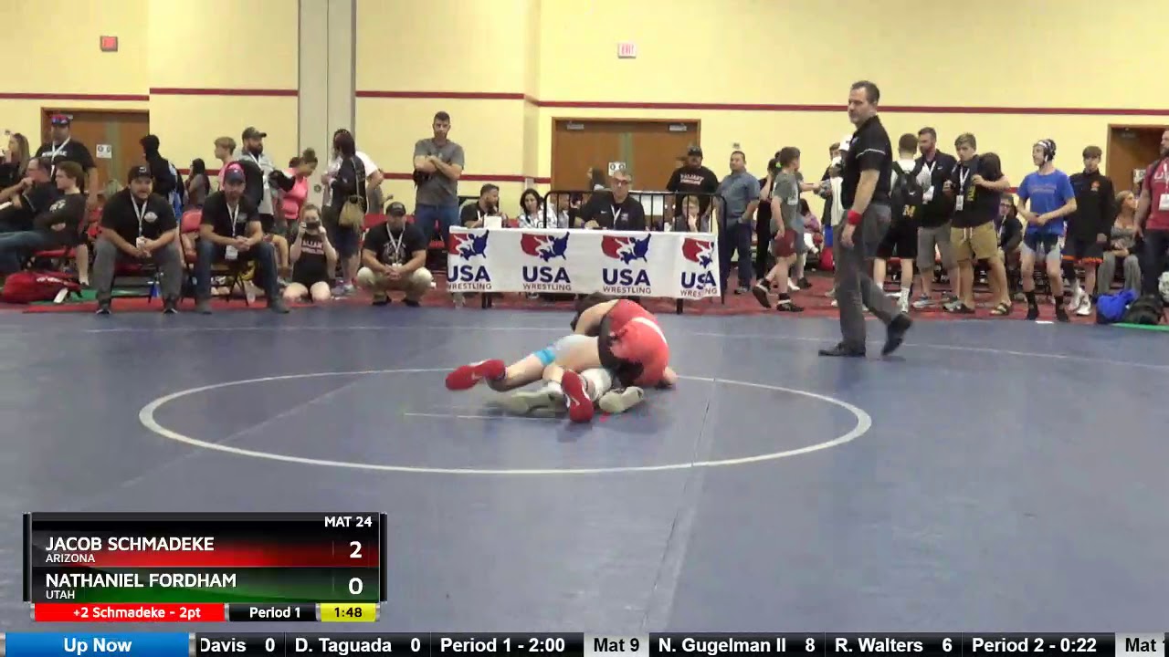 14U 106 Jacob Schmadeke Arizona Vs Nathaniel Fordham Utah - YouTube