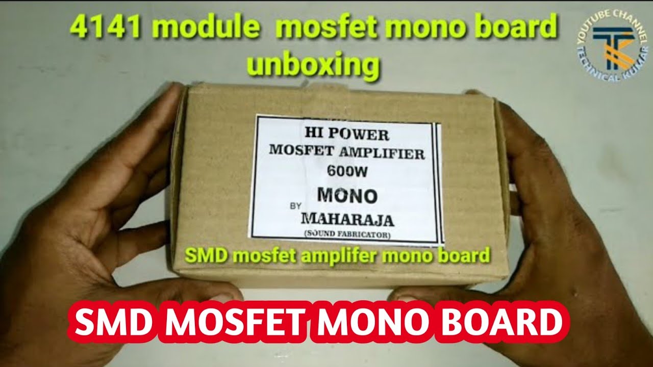 4141 module mosfet mono board unboxing//SMD mosfet amplifer mono board ...
