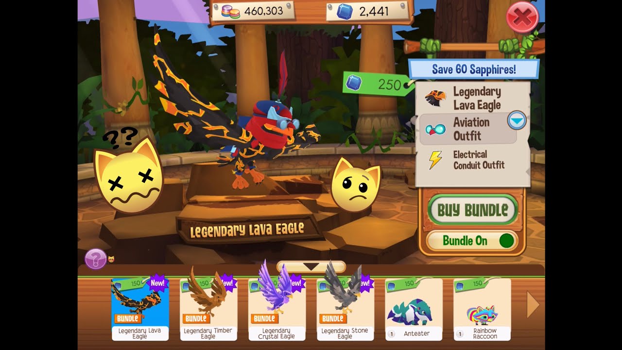 I BOUGHT ALL THE LEGENDARY EAGLES ON AJ… - YouTube