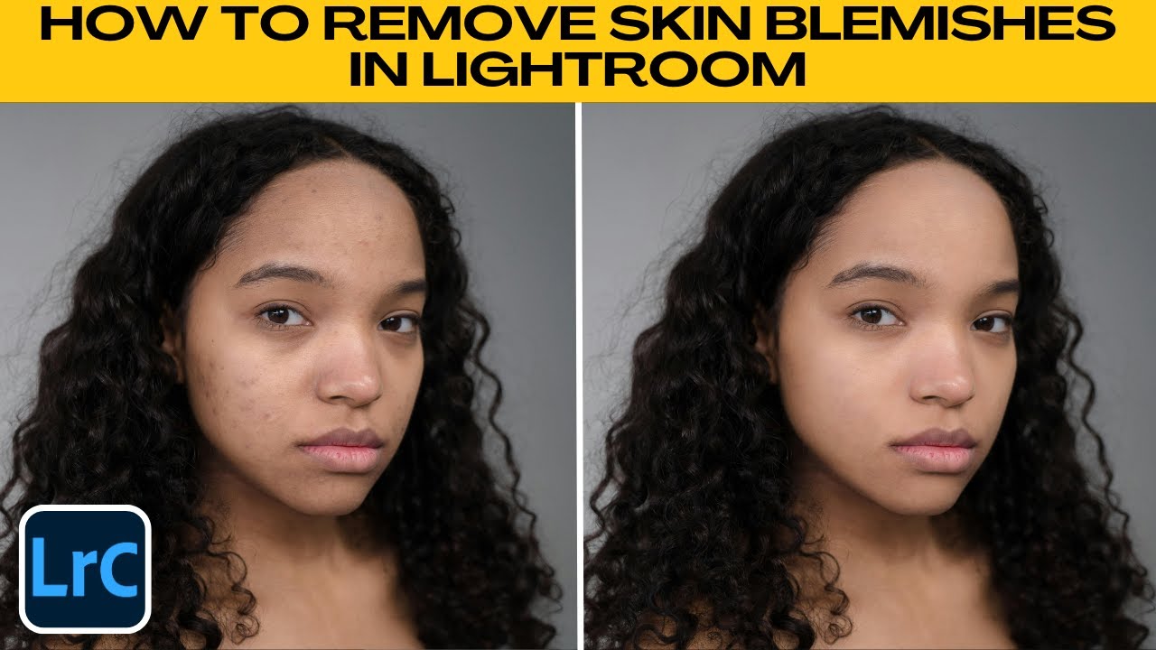 How to Remove Skin Blemishes in Lightroom (Step-by-Step) - YouTube