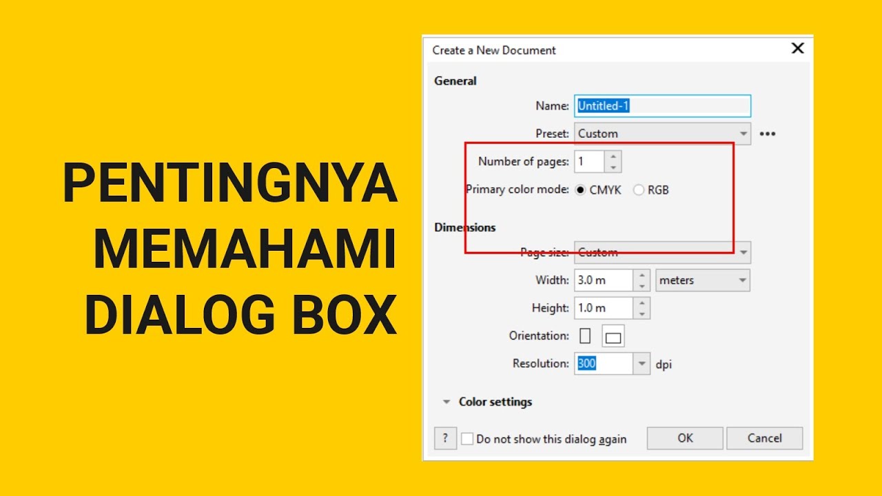 Dialog Box - Tutorial CorelDraw - YouTube