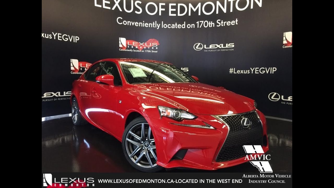 2016 Red Lexus IS 300 AWD F Series 3 In Depth Review | Downtown ...