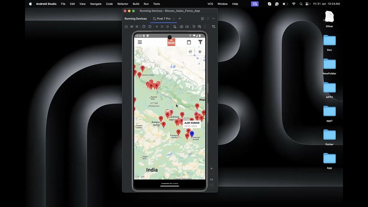 Biocon Sales Force App Background location tracking - YouTube