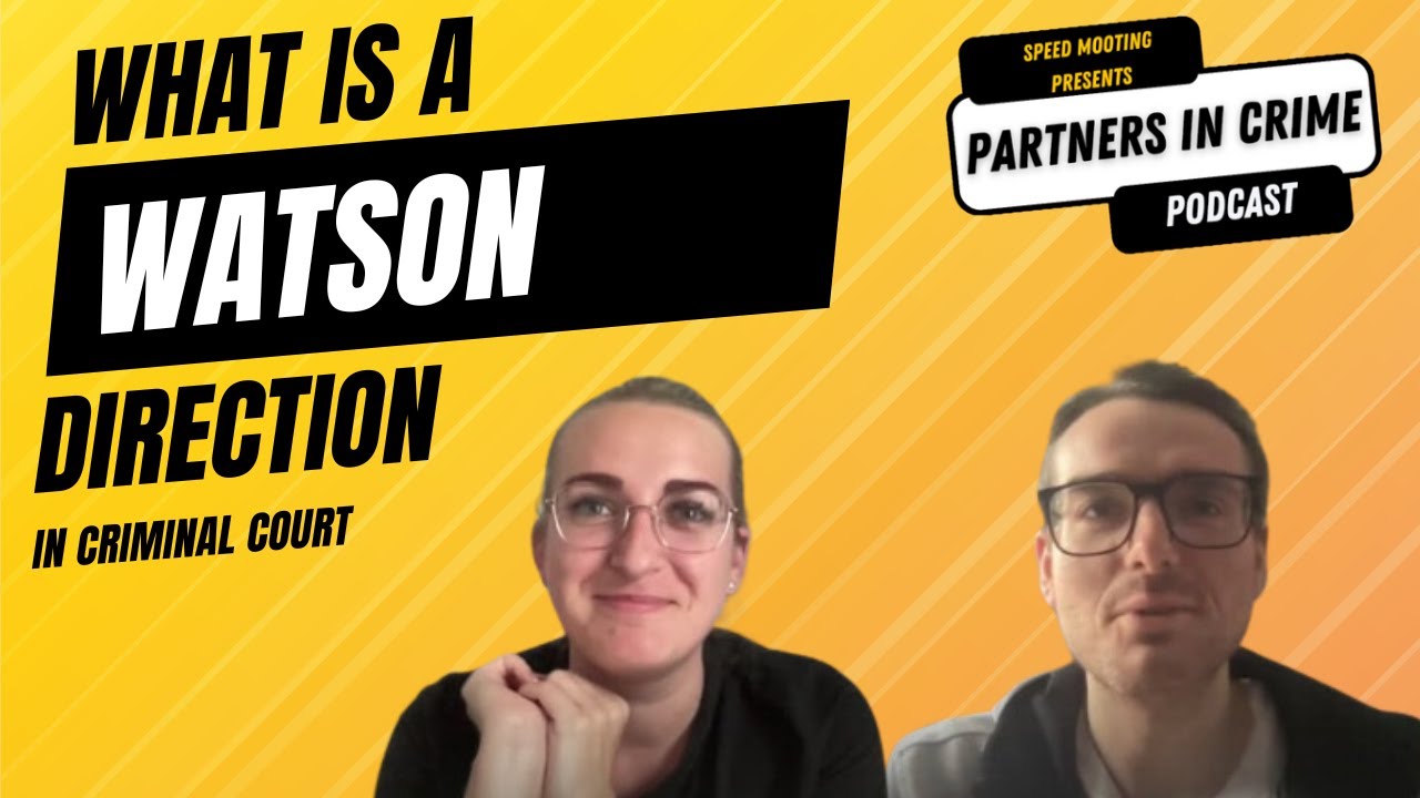 Understanding the Watson Direction in Jury Deliberation - YouTube