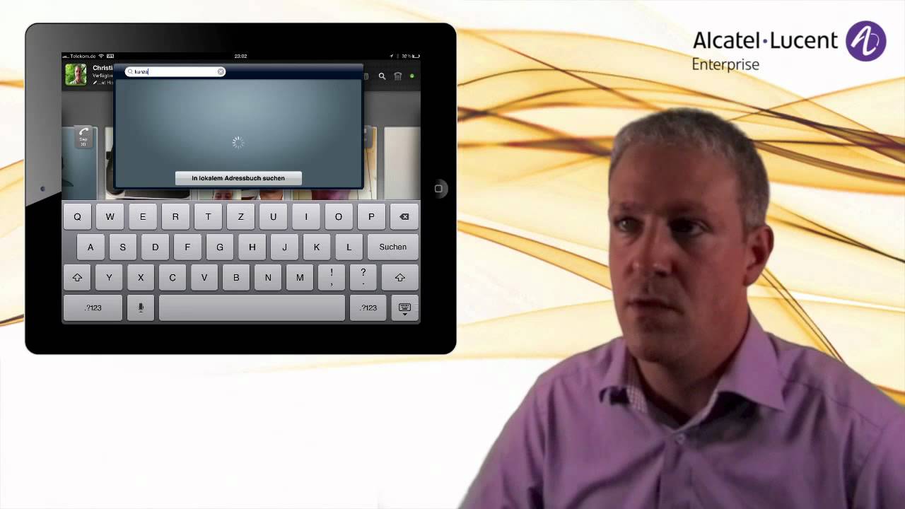 Alcatel-Lucent - OpenTouch Conversation für das Apple iPad - YouTube
