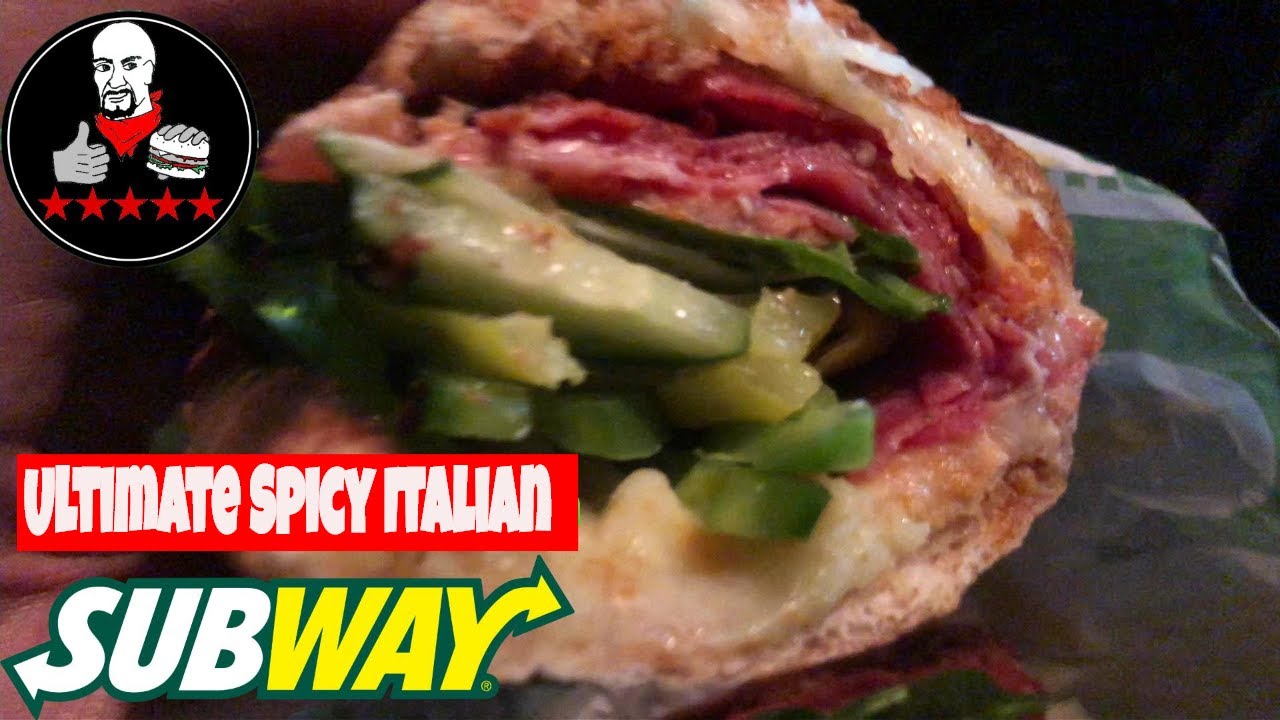 Subway Ultimate Spicy Italian Review - YouTube