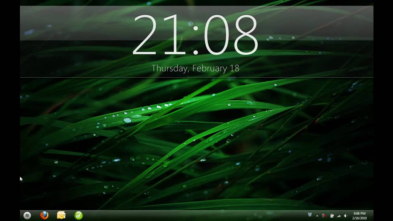 Custom Windows 7 Desktop - Grass - YouTube