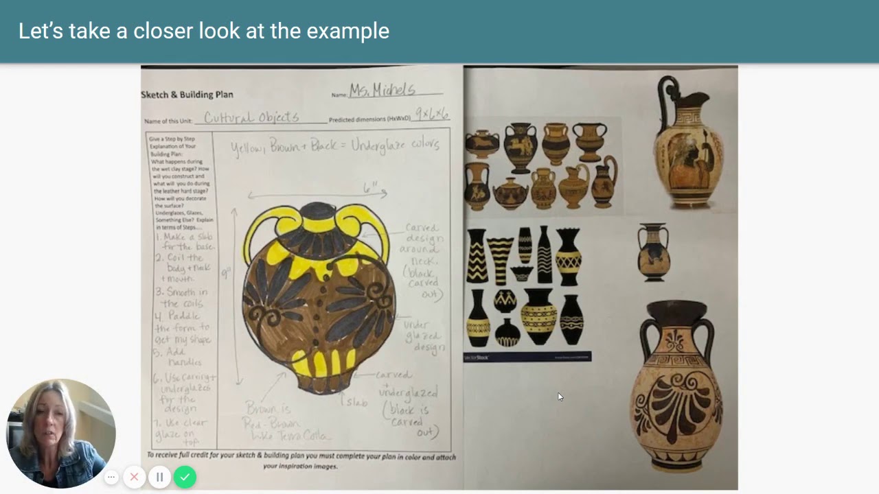 Sketching & Planning Intro Ceramics Google Slides - YouTube