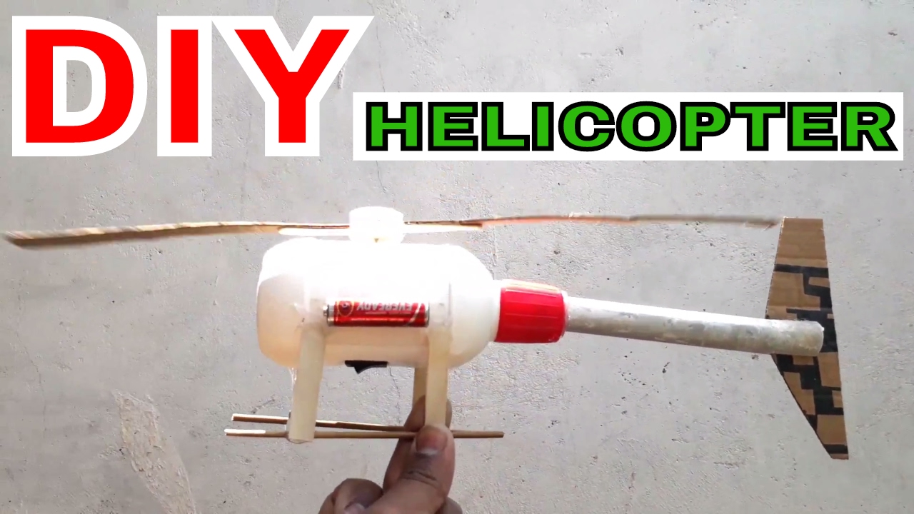 How to make Helicopter with electric | Helicopter with plastic bottle ...