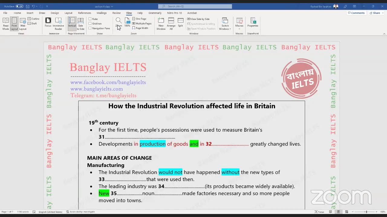FREE Live Class by Banglay IELTS - YouTube