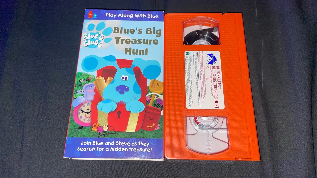 Opening To Blue’s Clues: Blue’s Big Treasure Hunt 1999 VHS (RARE CHC ...