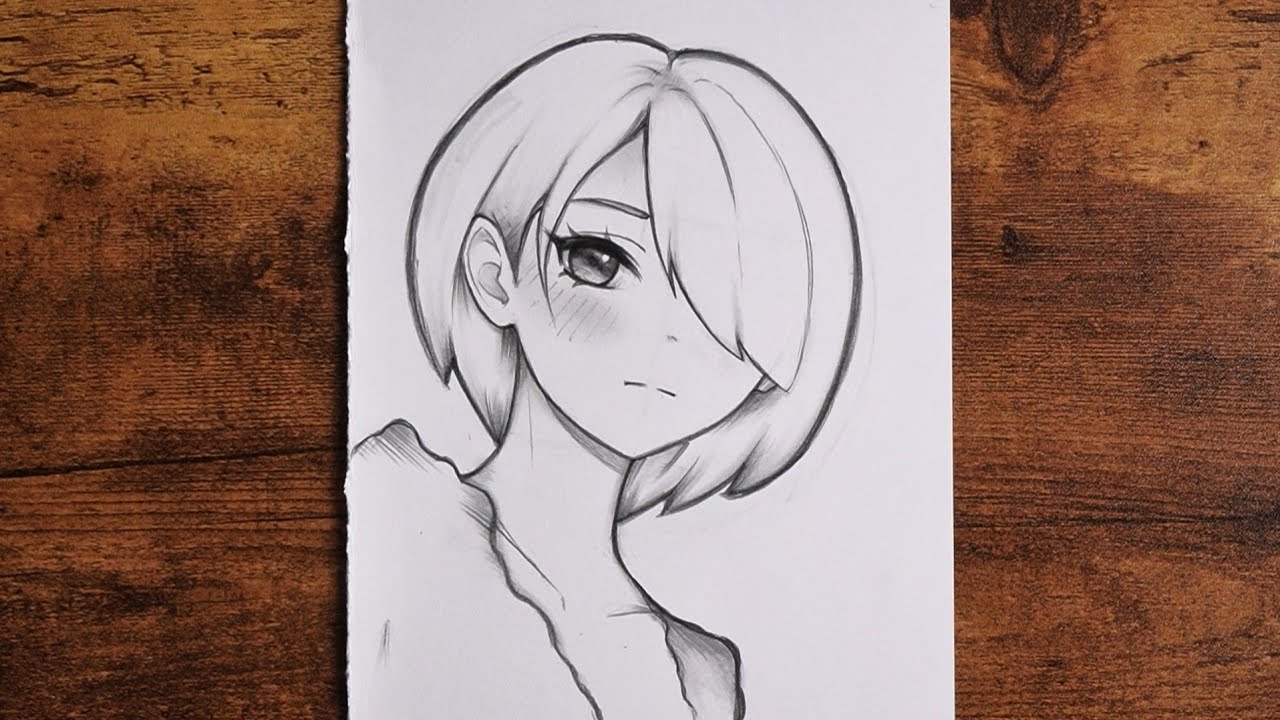 How to Draw Anime Girl | Tutorial Drawing step by step - YouTube
