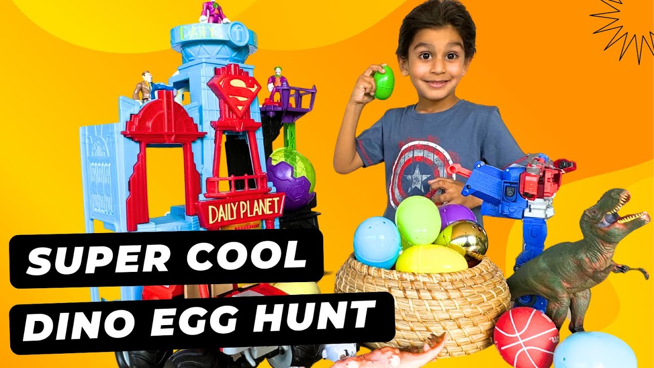 Super Cool Dino Egg Hunt | Dino Egg Surprise | Jurassic Quest - YouTube