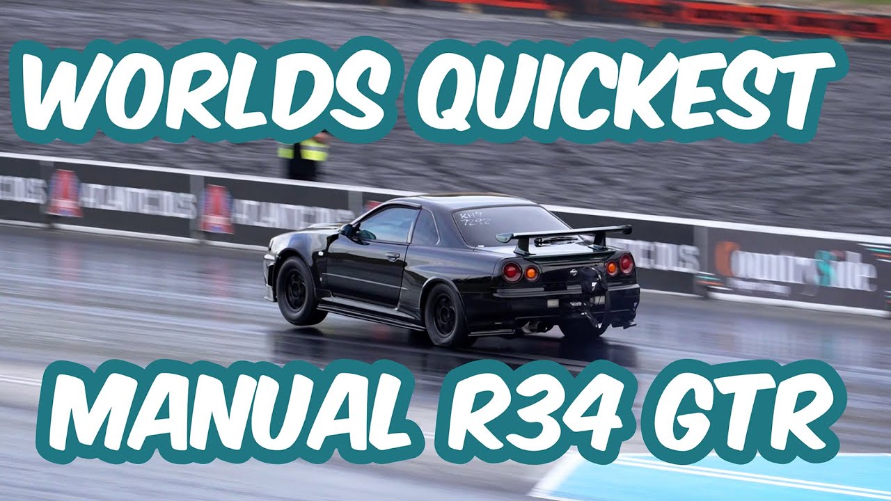 Worlds Fastest Manual Nissan Skyline R34 GTR 2000HP+ - YouTube