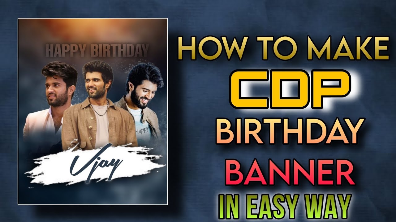 How to edit CDP. - YouTube
