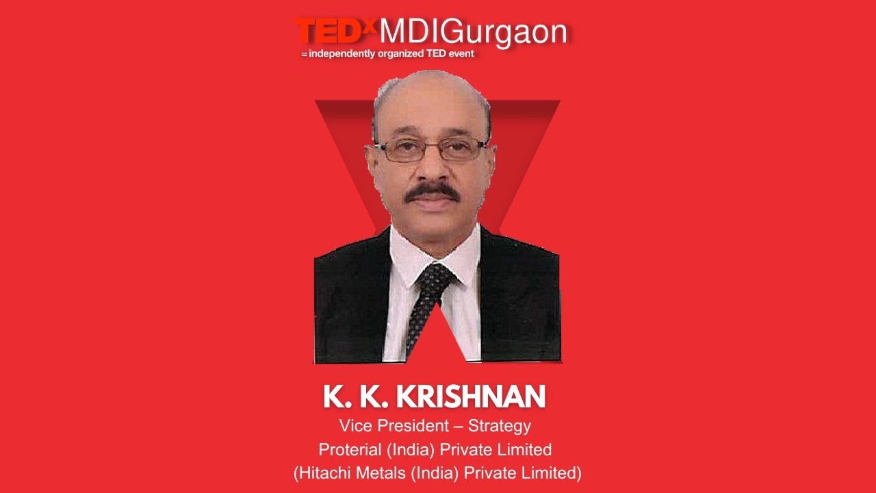 Equation for Success: Awareness + Belief = Confidence | K K Krishnan ...