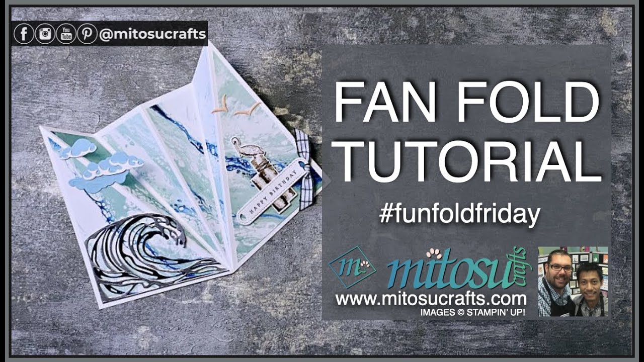 Fan Fold Card Making Tutorial with Waves Of Inspiration | # ...