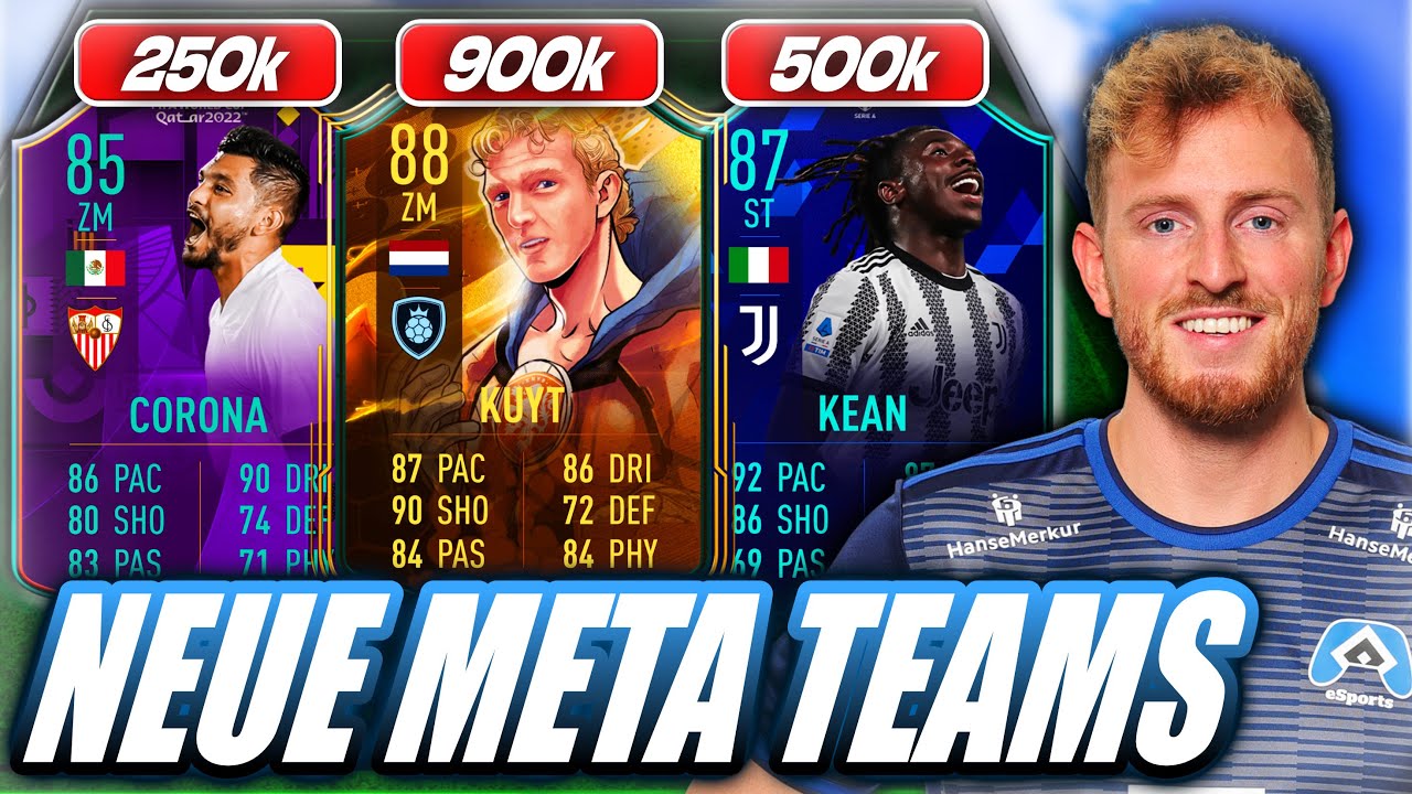 FIFA 23: BESTEN META TEAMS🤯250K / 500K / 900K SQUAD BUILDER - YouTube