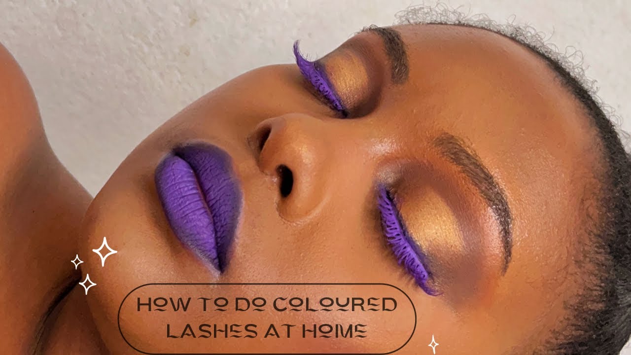 DIY coloured lashes ||Kenyan YouTuber - YouTube