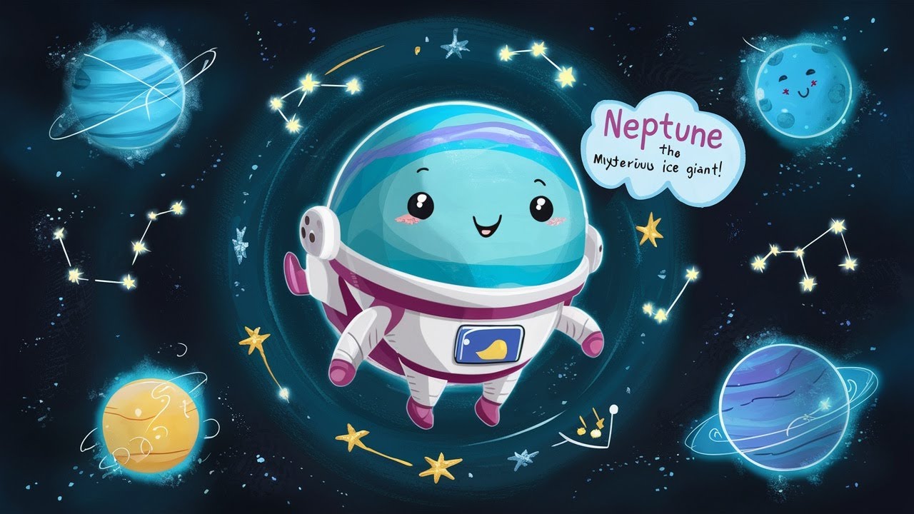 Neptune - The Mysterious Ice Giant | #kids #space #planets #neptune # ...