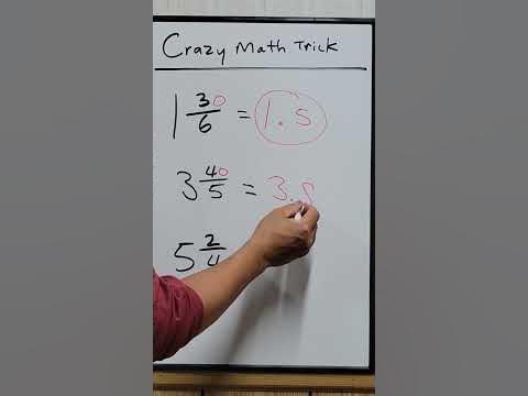 Crazy Math Trick #mathstricks #math #mathematics #maths - YouTube
