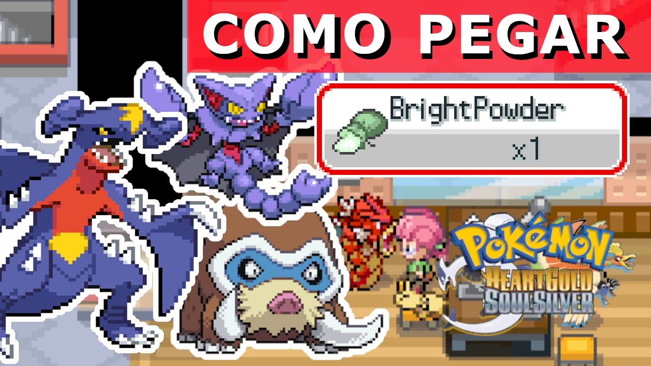 Como pegar o Bright Powder no Pokémon HeartGold e SoulSilver - YouTube
