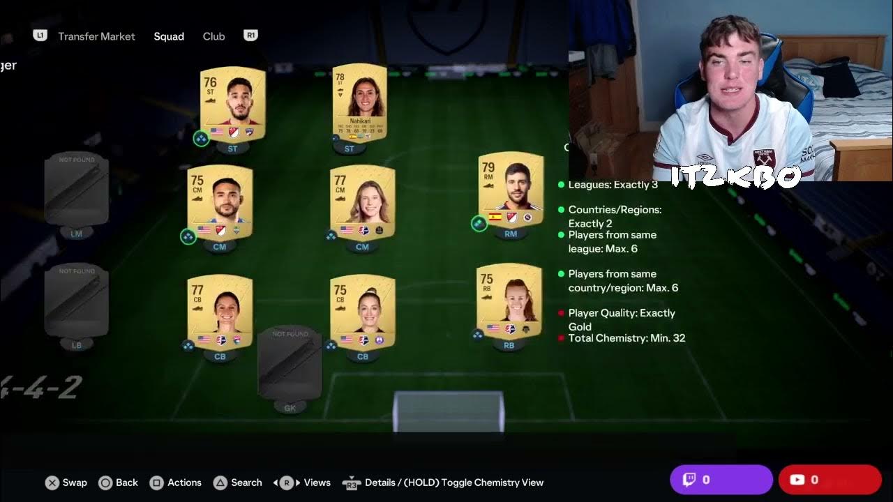 The Challenger Sbc Cheapest Method Eafc 24 League And Nation Hybrid