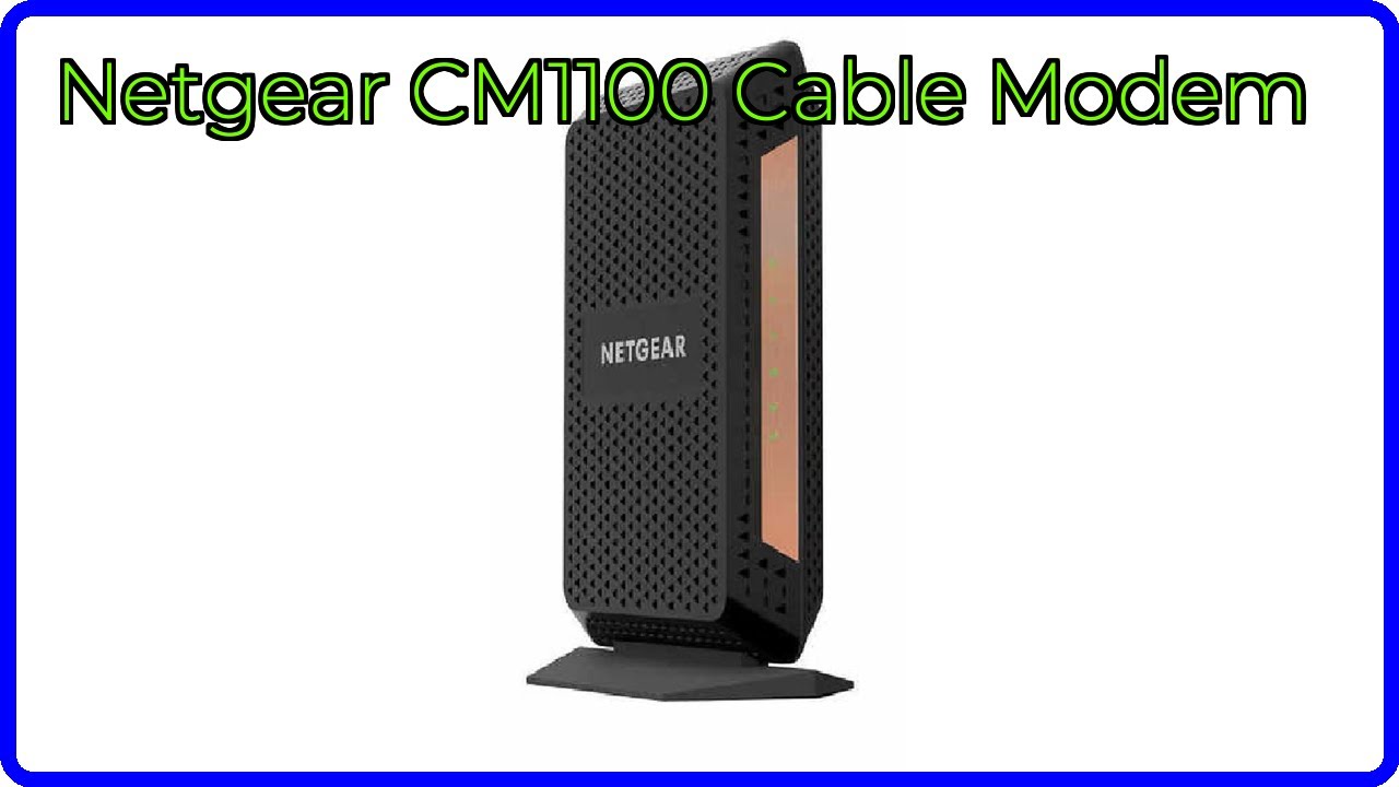 REVIEW (2026): Netgear CM1100 Cable Modem. ESSENTIAL details. - YouTube