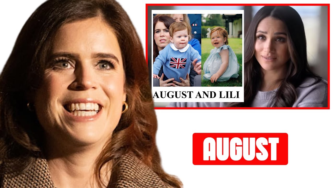 It's AUGUST In A Dress! Harry And Meghan Portraying Eugenie's Son As ...