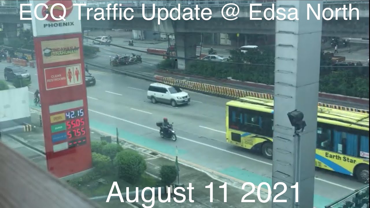 Edsa Traffic Update Today | Morning Rush Hour 8/11/21 (Edsa North) ECQ ...