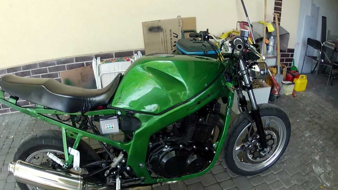 Suzuki GS 500 Custom, building in progress - walk around - YouTube