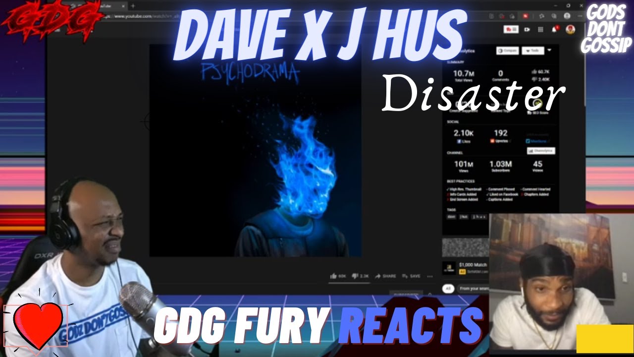 AMERICAN Reacts to Dave - Disaster ft. J Hus - YouTube