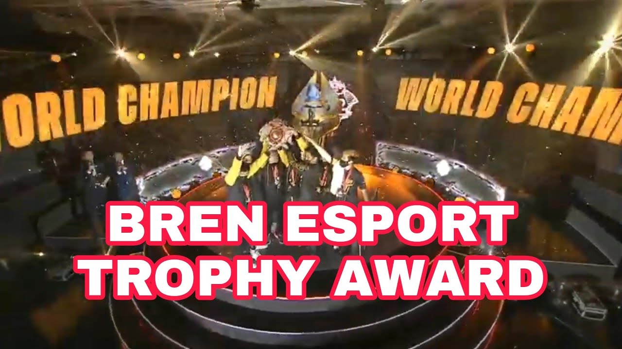 BREN ESPORT M2 MLBB WORLD CHAMPION TROPHY AWARD/MVP KARLTZY - YouTube