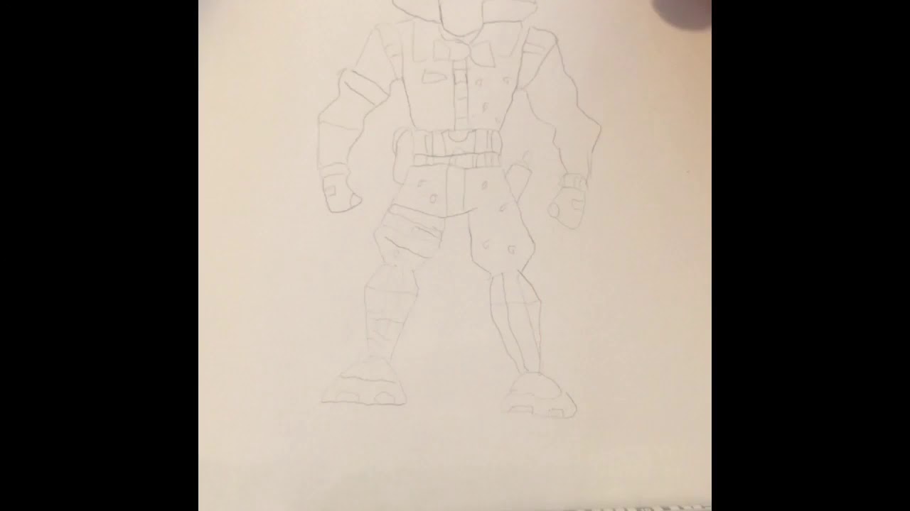 Fortnite beef boss drawing 1 series) 😀 - YouTube