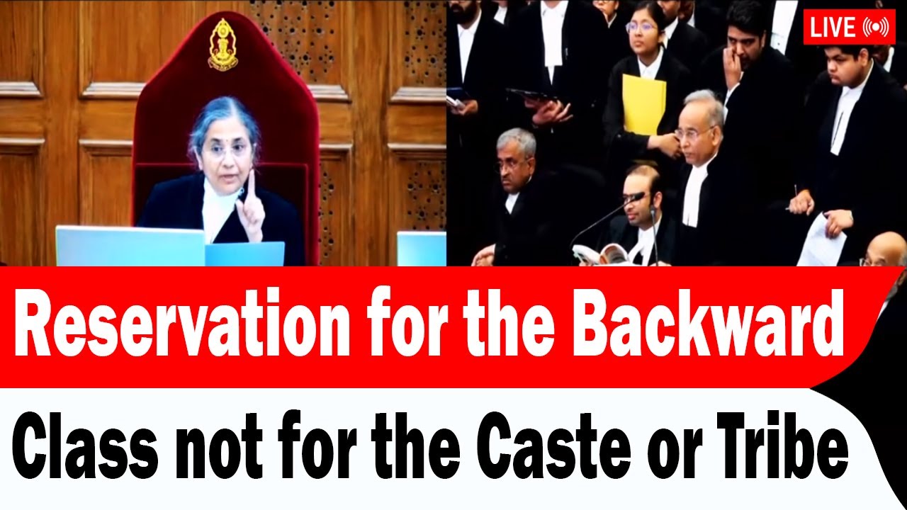 Only Backward Class instead of Caste or Tribe, #supremecourt #subscribe ...