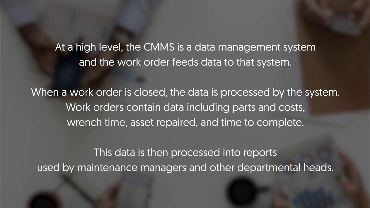 How does a CMMS work? - YouTube