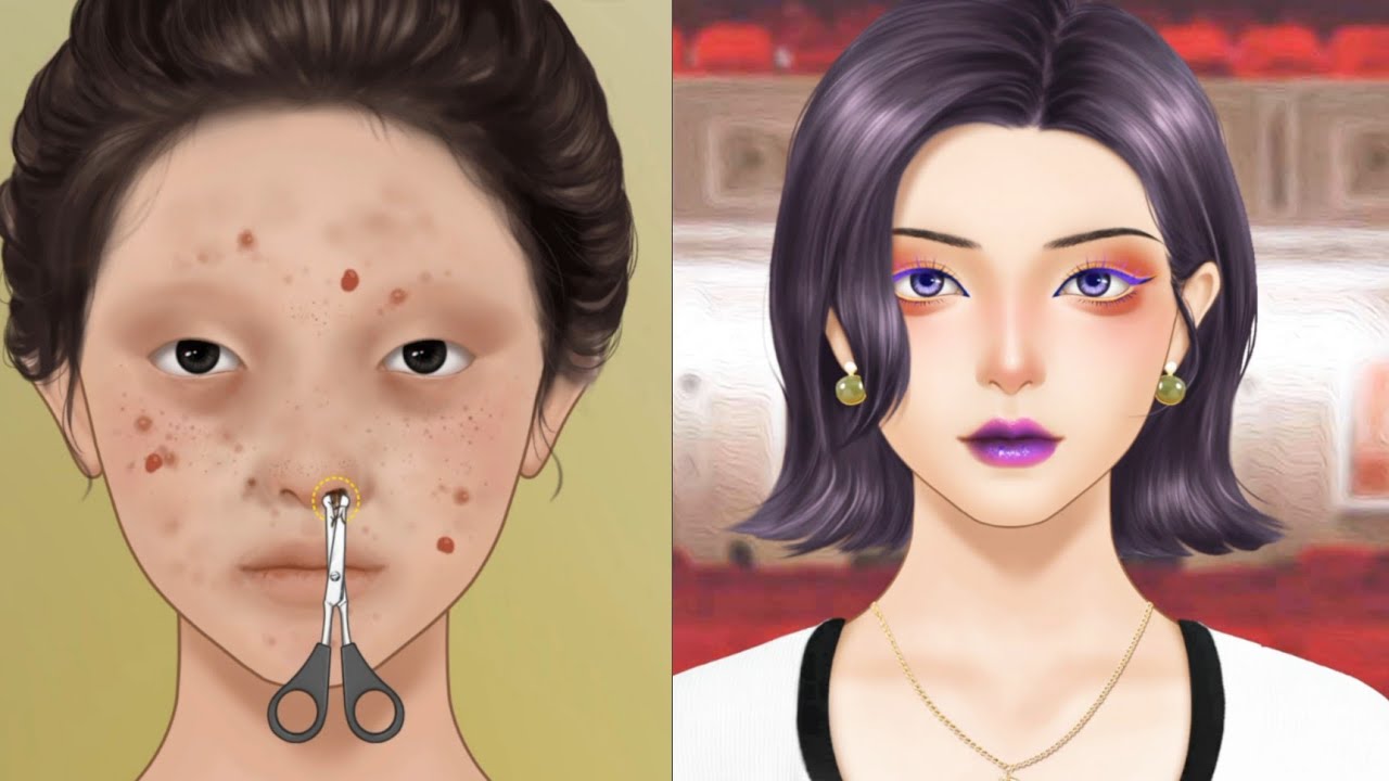 smile bam | makeup animation smile bam | makeup animation asmr | brain ...