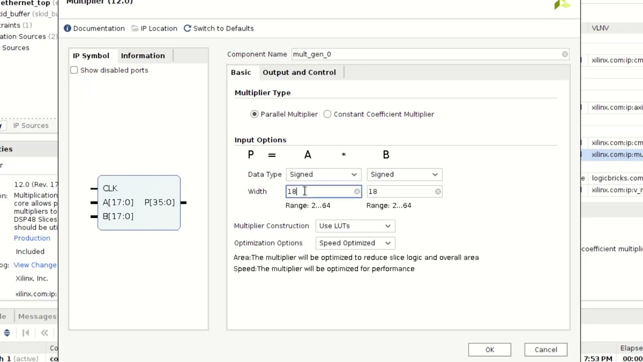 When and how to use the Multiplier IP core - YouTube
