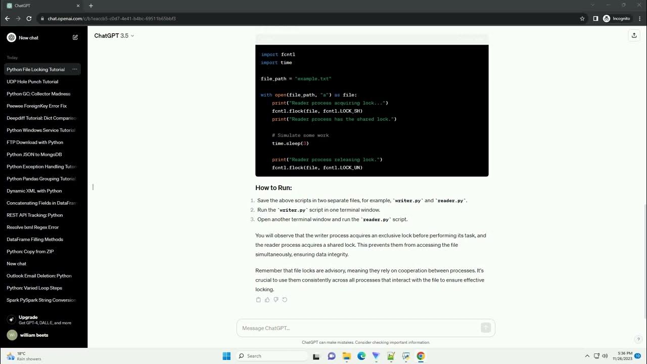 How does python flock work - YouTube